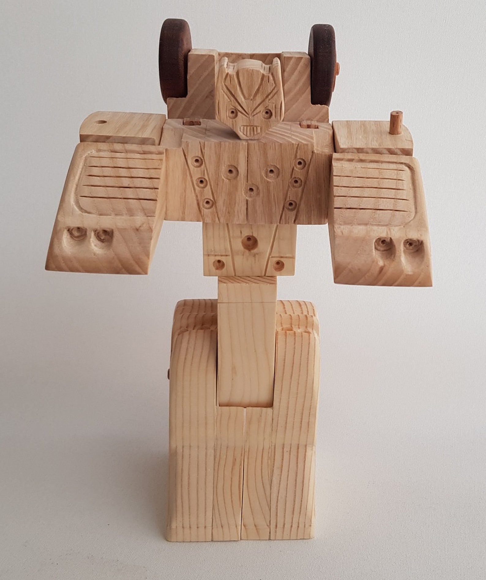 Wooden Transformer Car DIY Plans: Transformable Robot Toy (PDF Download ...