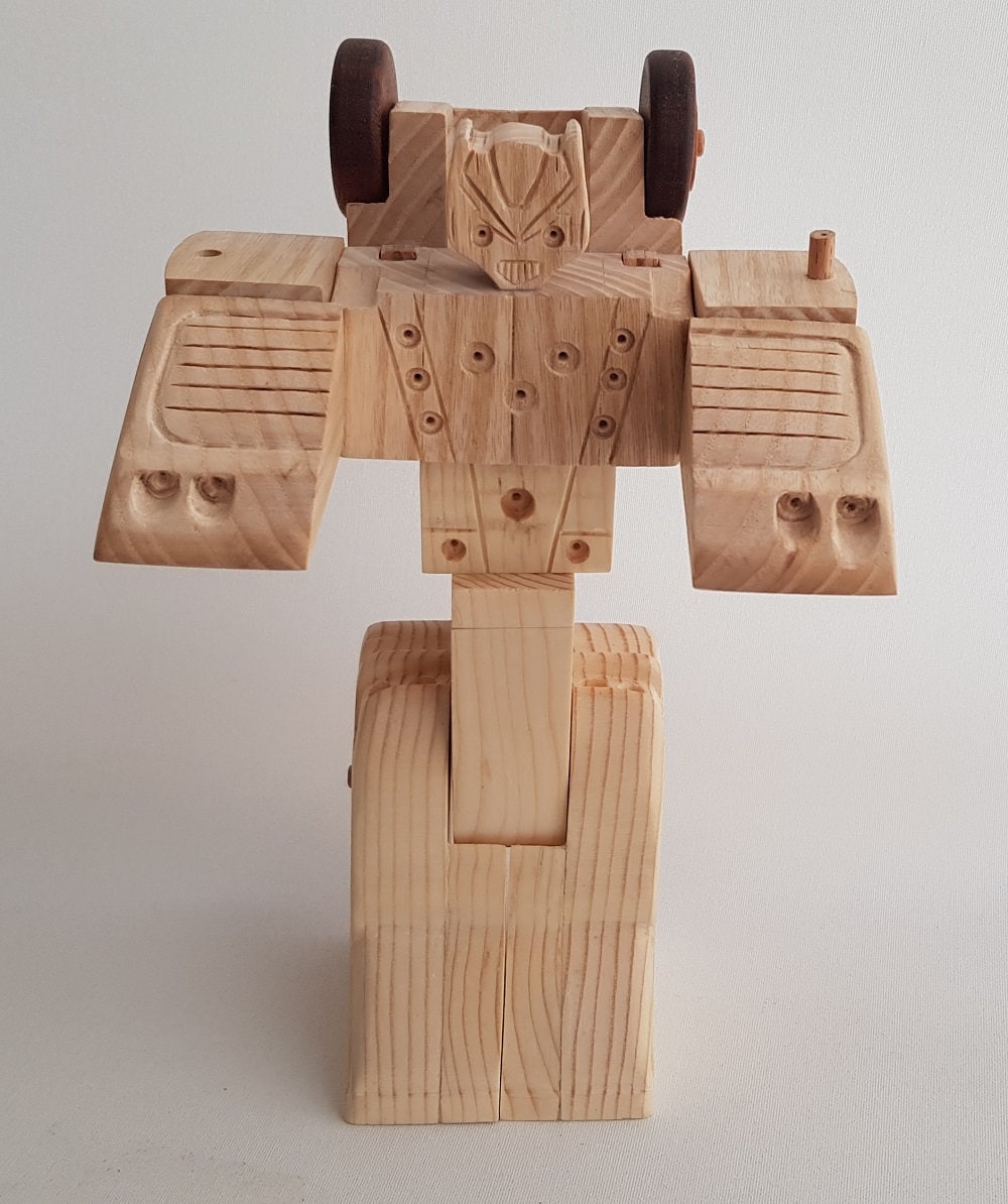 Wooden Transformer Car DIY Plans: Transformable Robot Toy (PDF Download ...