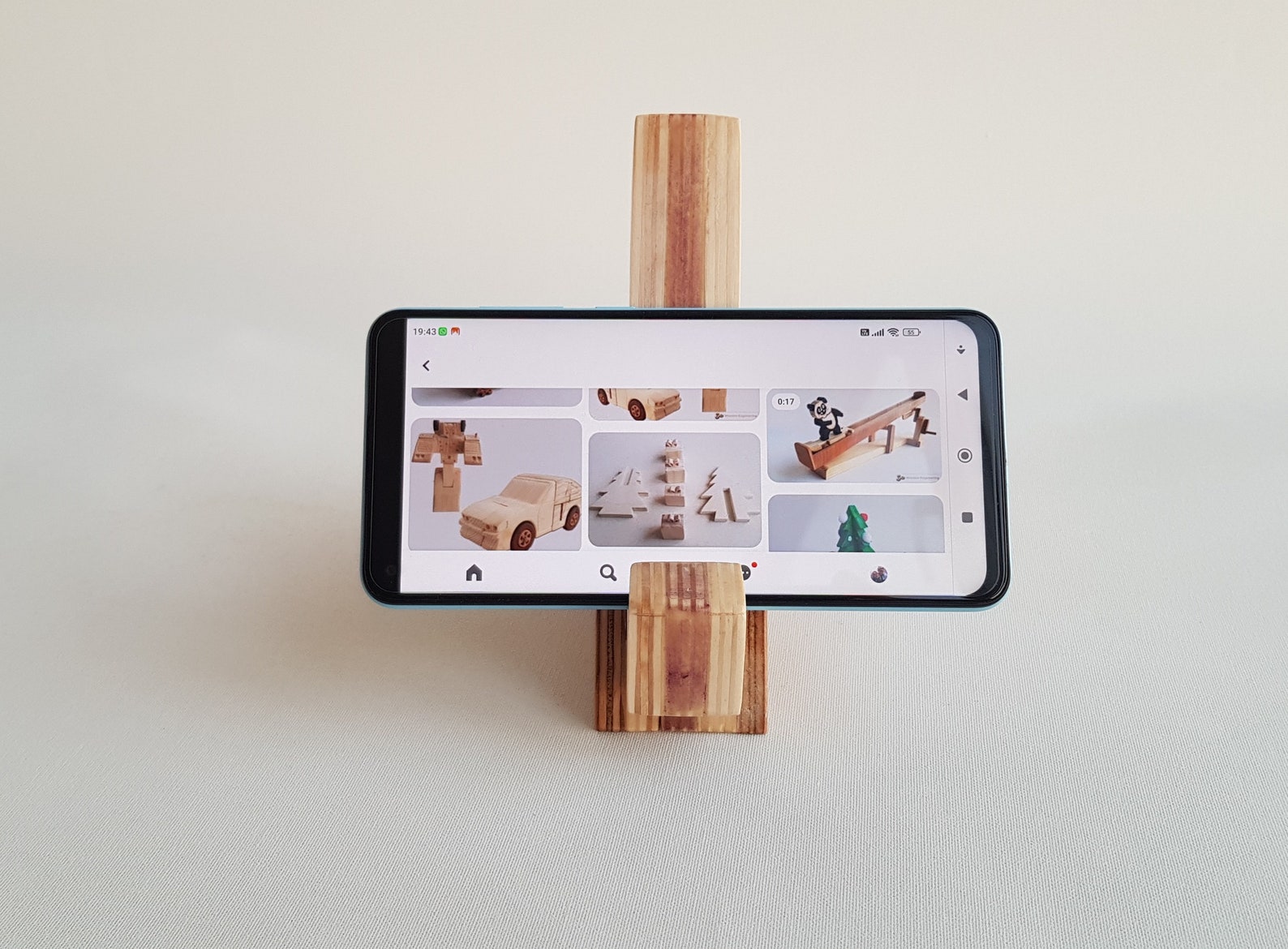 Adjustable Wooden Phone Stand Plans: DIY Woodworking (PDF Download) - Etsy