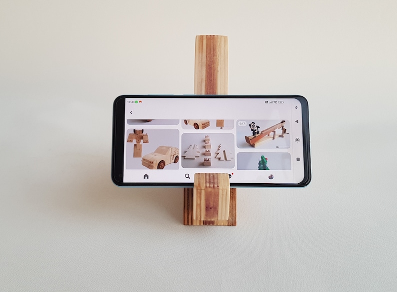 Adjustable Wooden Phone Stand Plans: DIY Woodworking (PDF Download) - Etsy
