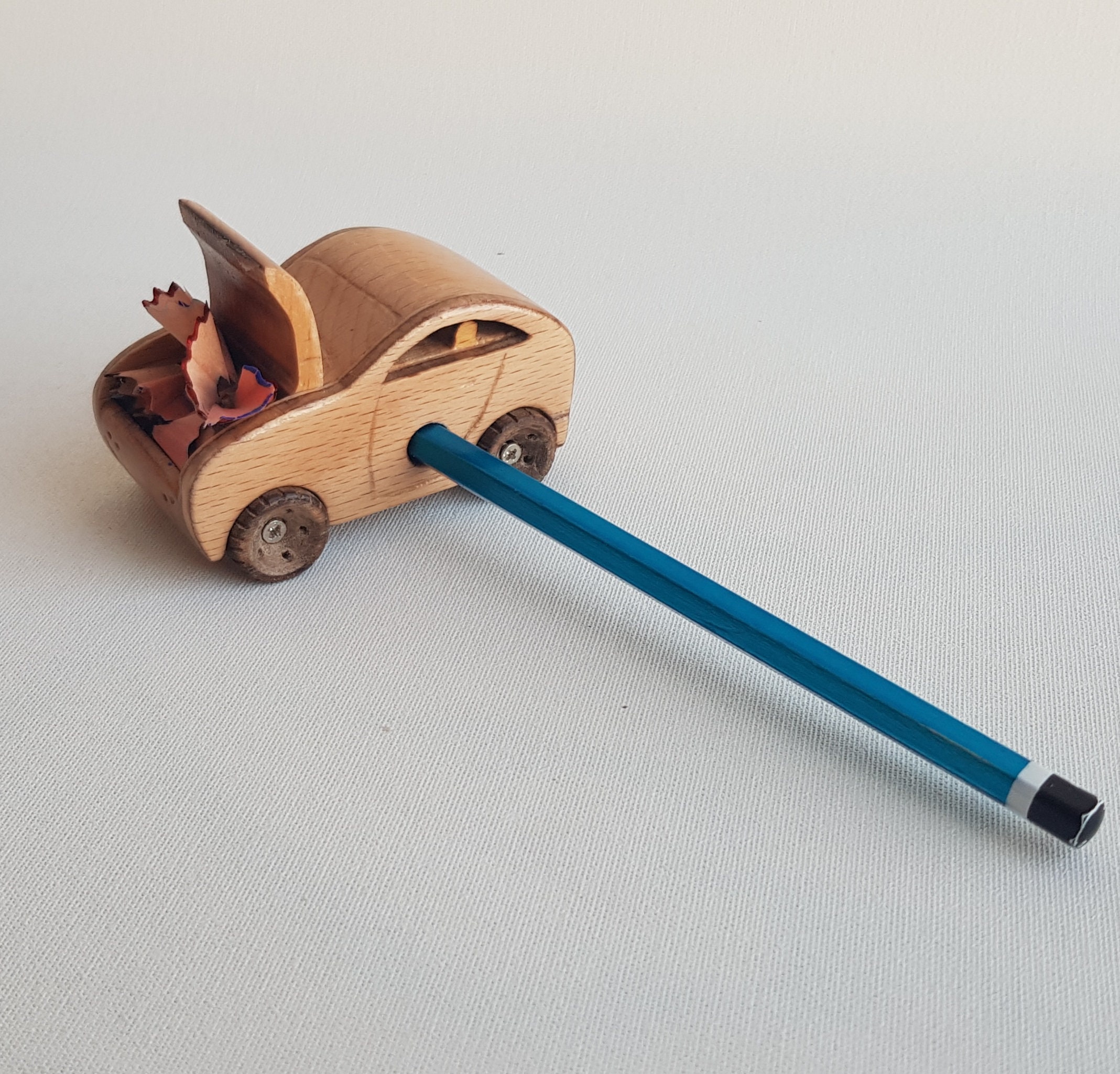 Wooden Pencil Sharpener Car Toy Plans & Patterns PDF - Etsy