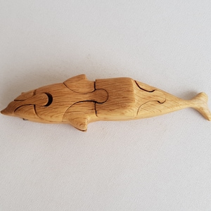 Wooden 3D Puzzle Dolphin Toy Plans and Patterns for Kids - 3D Dolphin ...