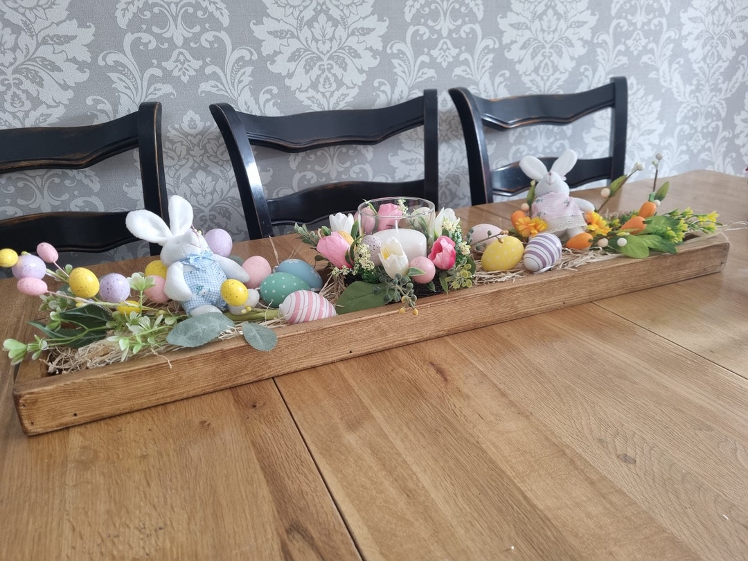 Wooden Table Centrepiece Tray, Handmade Ottoman Tray. Rustic Tray for ...