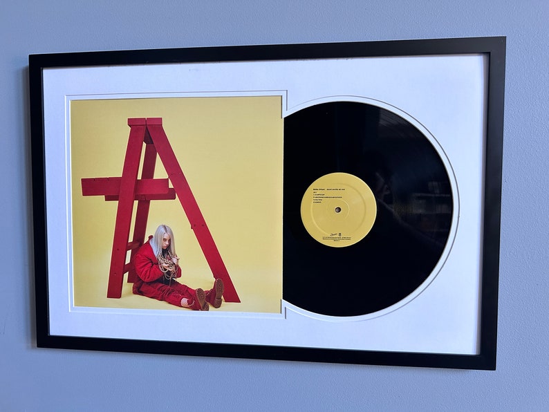 Billie Eilish - Don't Smile at Me, Framed Vinyl Record & Album Cover ...