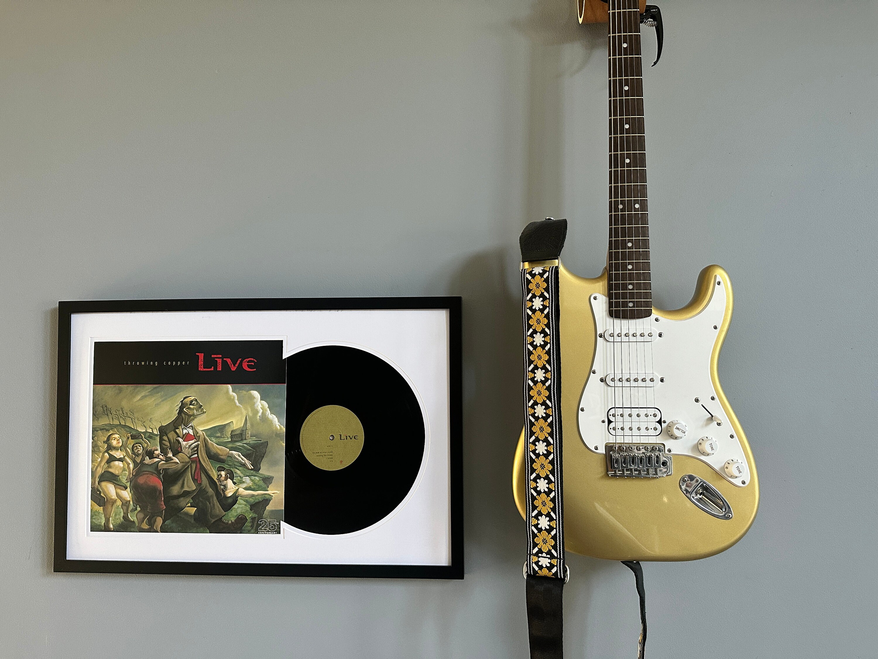 Live, Throwing Copper, Framed Vinyl Record & Album Cover, Ready to Hang ...