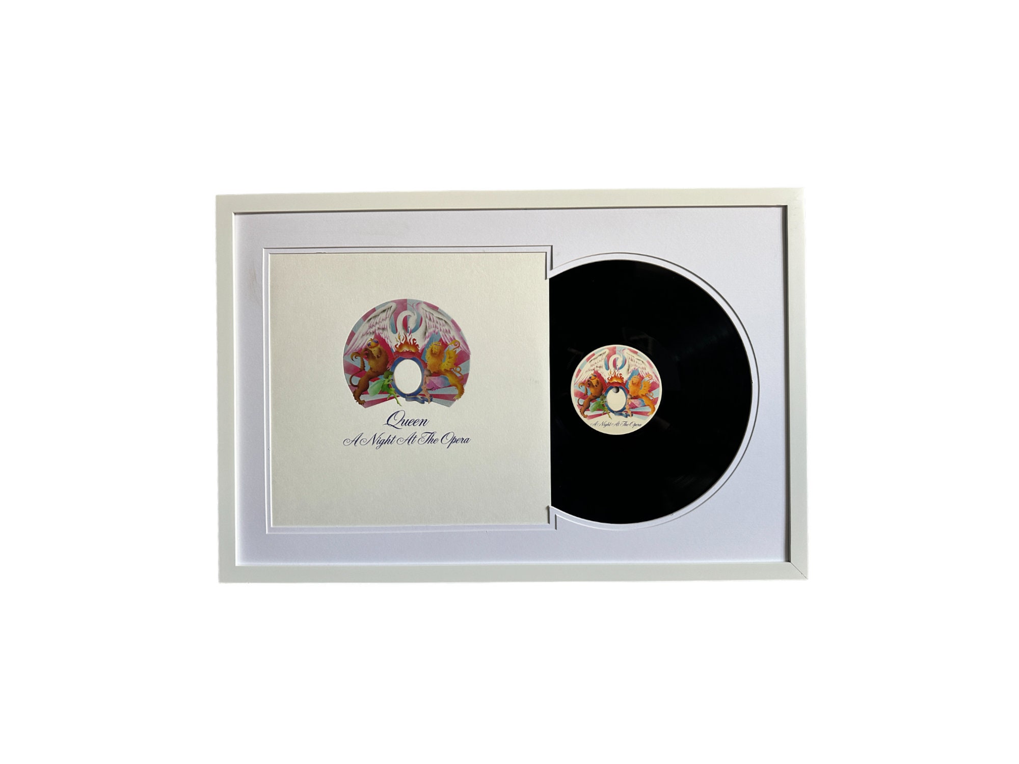 Queen - A Night at the Opera, Framed Vinyl Record & Album Cover, Ready ...