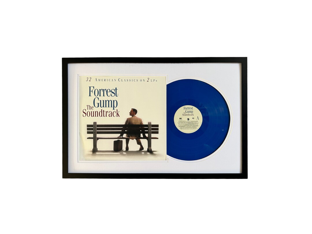 Forrest Gump - Movie Soundtrack, Framed Vinyl Record & Album Cover ...