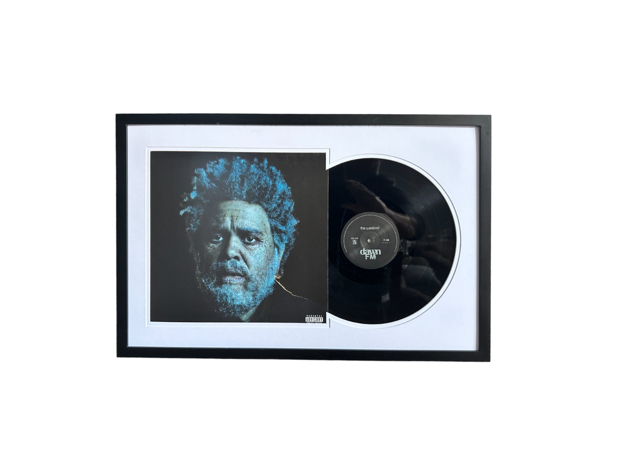 The Weeknd - Dawn FM, Framed Vinyl Record & Album Cover, Ready to Hang ...
