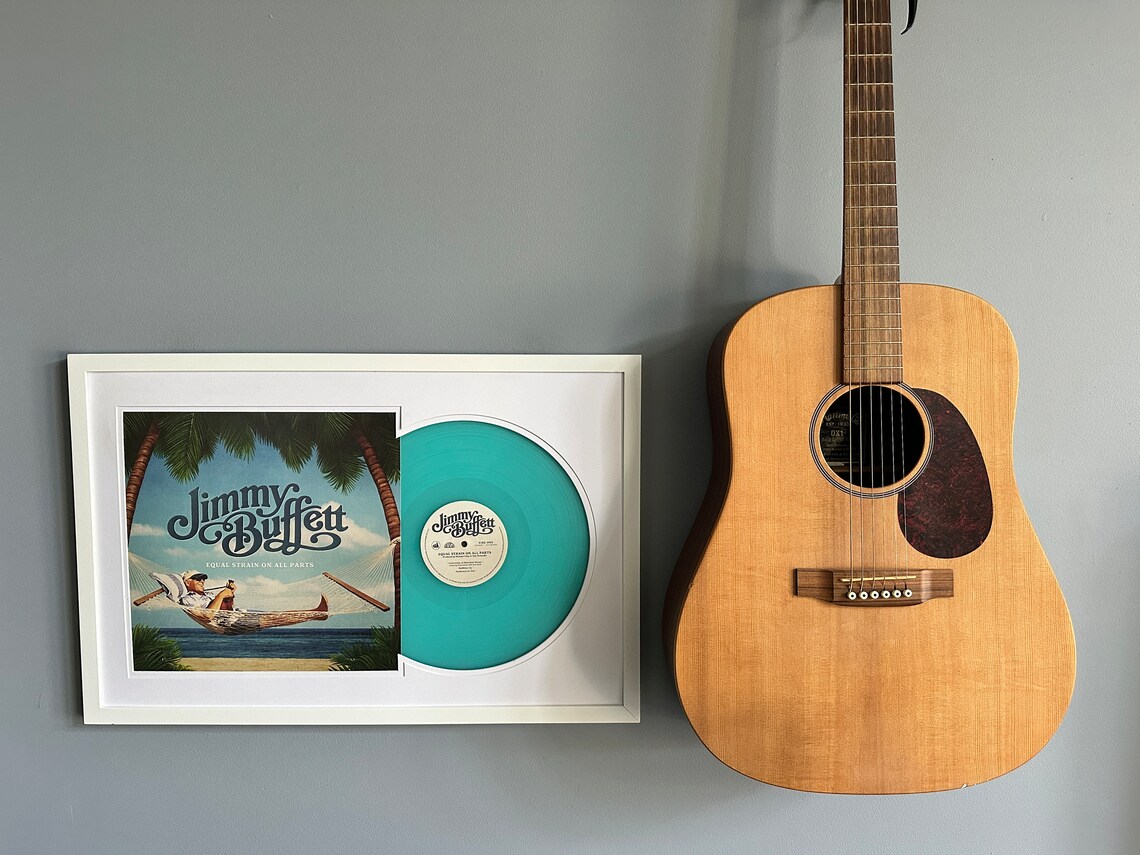 Jimmy Buffett - Equal Strain on All Parts, Framed Vinyl Record & Album ...