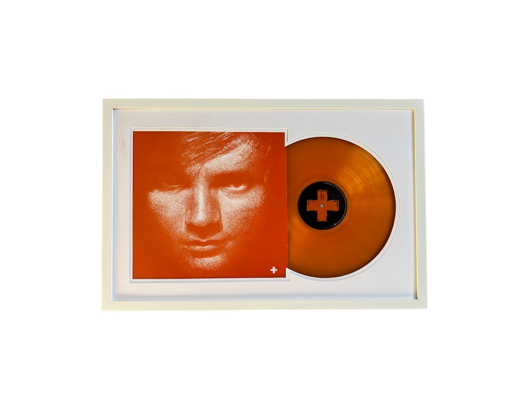 Ed Sheeran, Plus (+), Framed Vinyl Record & Album Cover, Ready to Hang ...