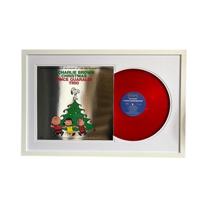 Vince Guaraldi Trio - A Charlie Brown Christmas, Framed Vinyl Record ...