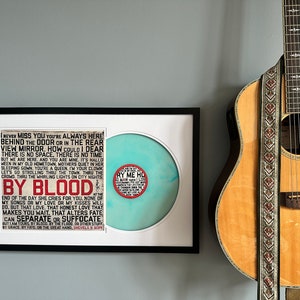 Shovels and Rope, by Blood, Framed Vinyl Record & Album Cover, Ready to ...