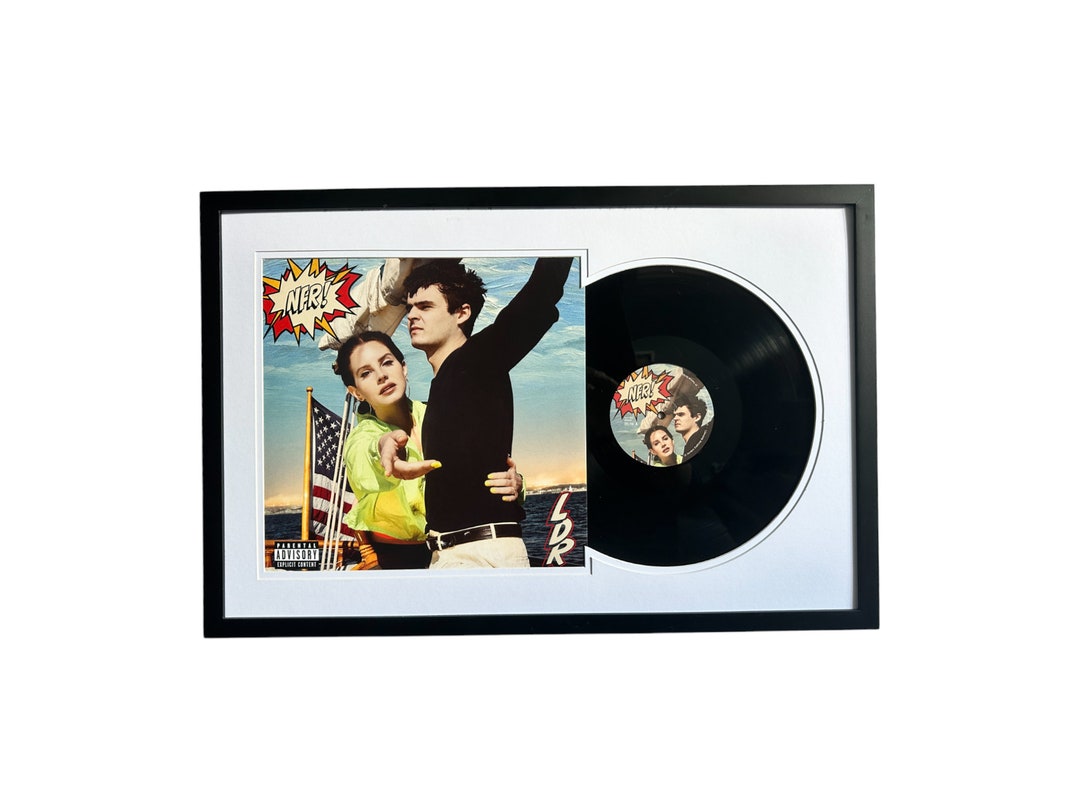 Lana Del Rey - NFR! - Framed Vinyl Record & Album Cover, Ready to Hang ...