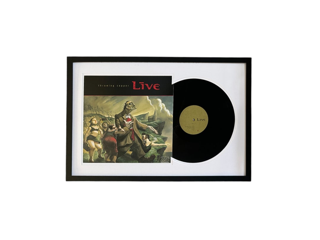 Live, Throwing Copper, Framed Vinyl Record & Album Cover, Ready to Hang ...