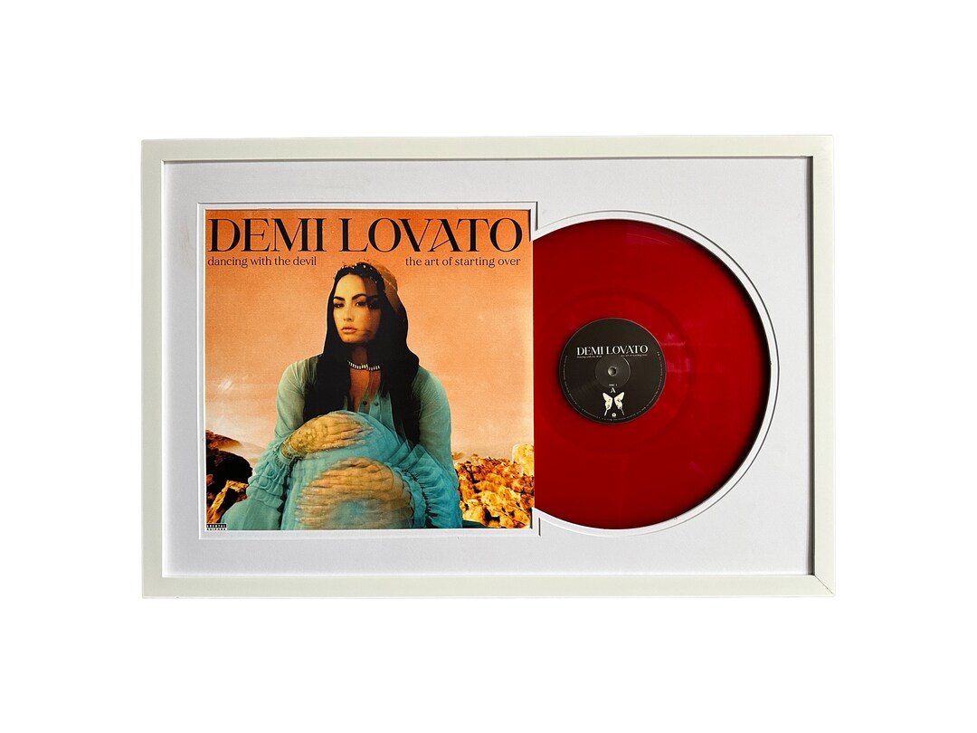 Demi Lovato, Dancing With the Devil, Framed Vinyl Record & Album Cover ...