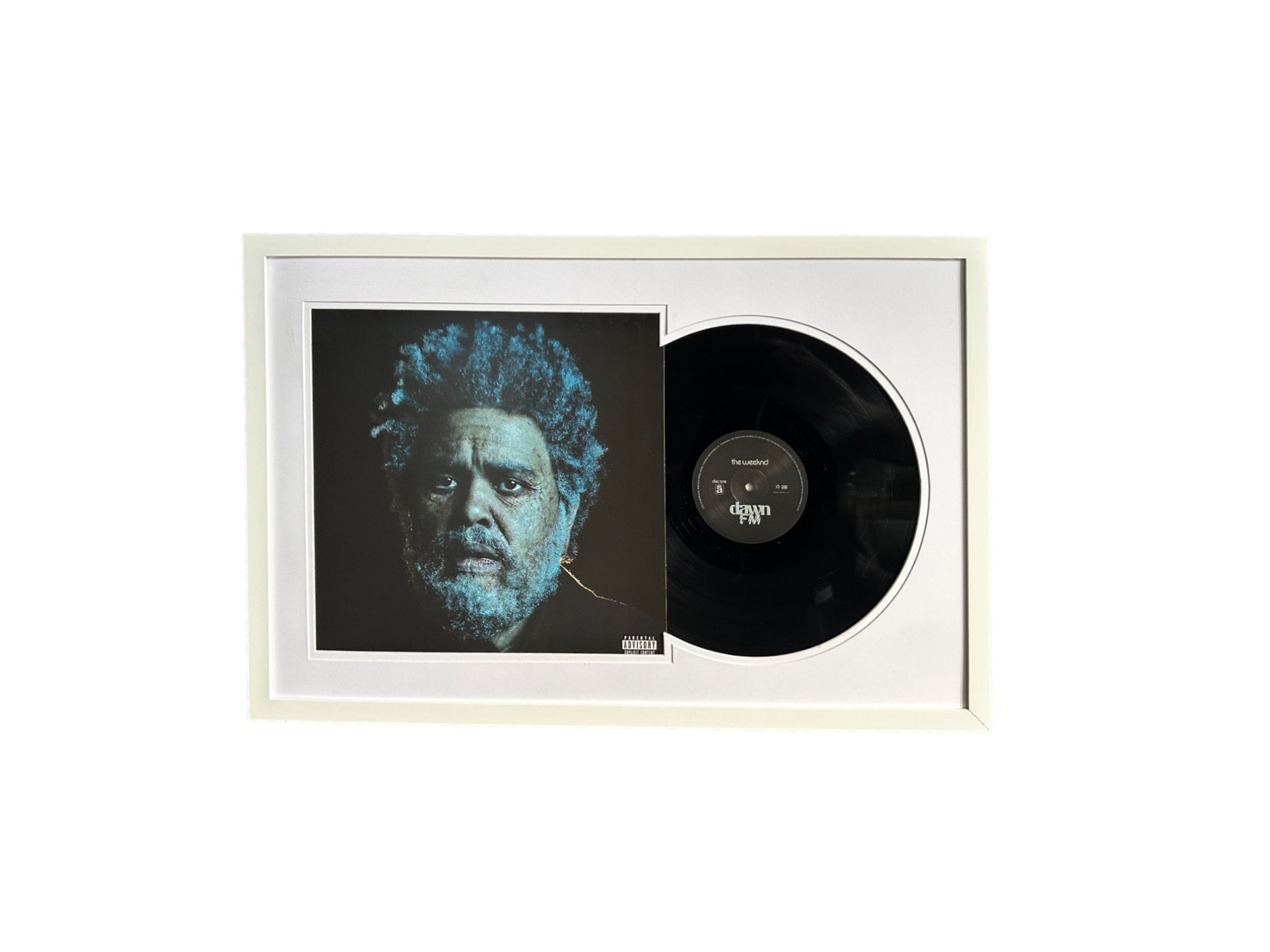 The Weeknd - Dawn FM, Framed Vinyl Record & Album Cover, Ready to Hang ...