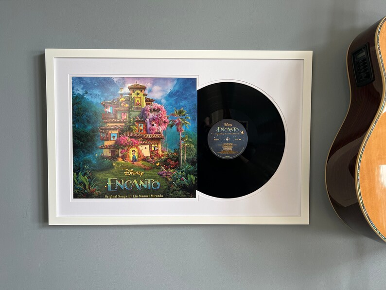 Disney Encanto Soundtrack green Vinyl Framed Vinyl Record & - Etsy