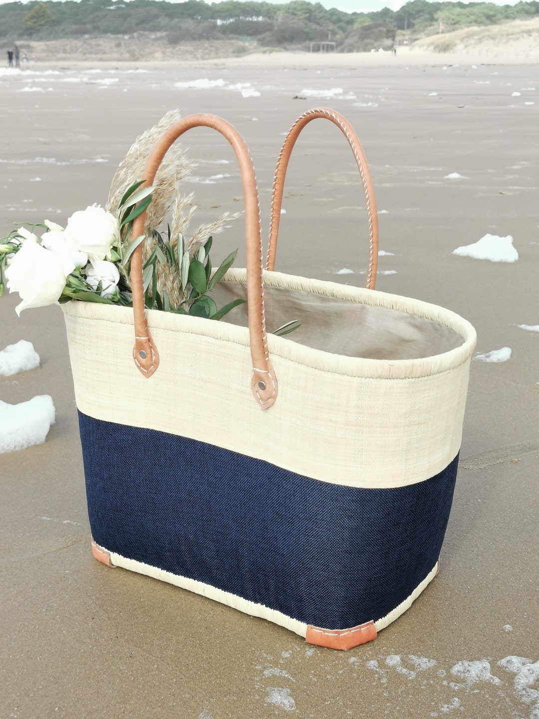 Original Straw Shopping Basket Wicker Market Shopping Basket - Etsy