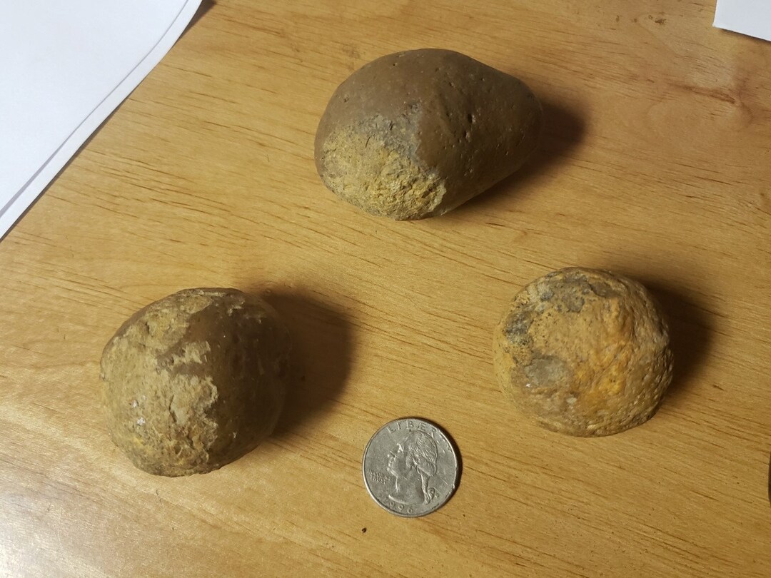 Three Ancient, Authentic, Native American Hammerstones From Kentucky - Etsy