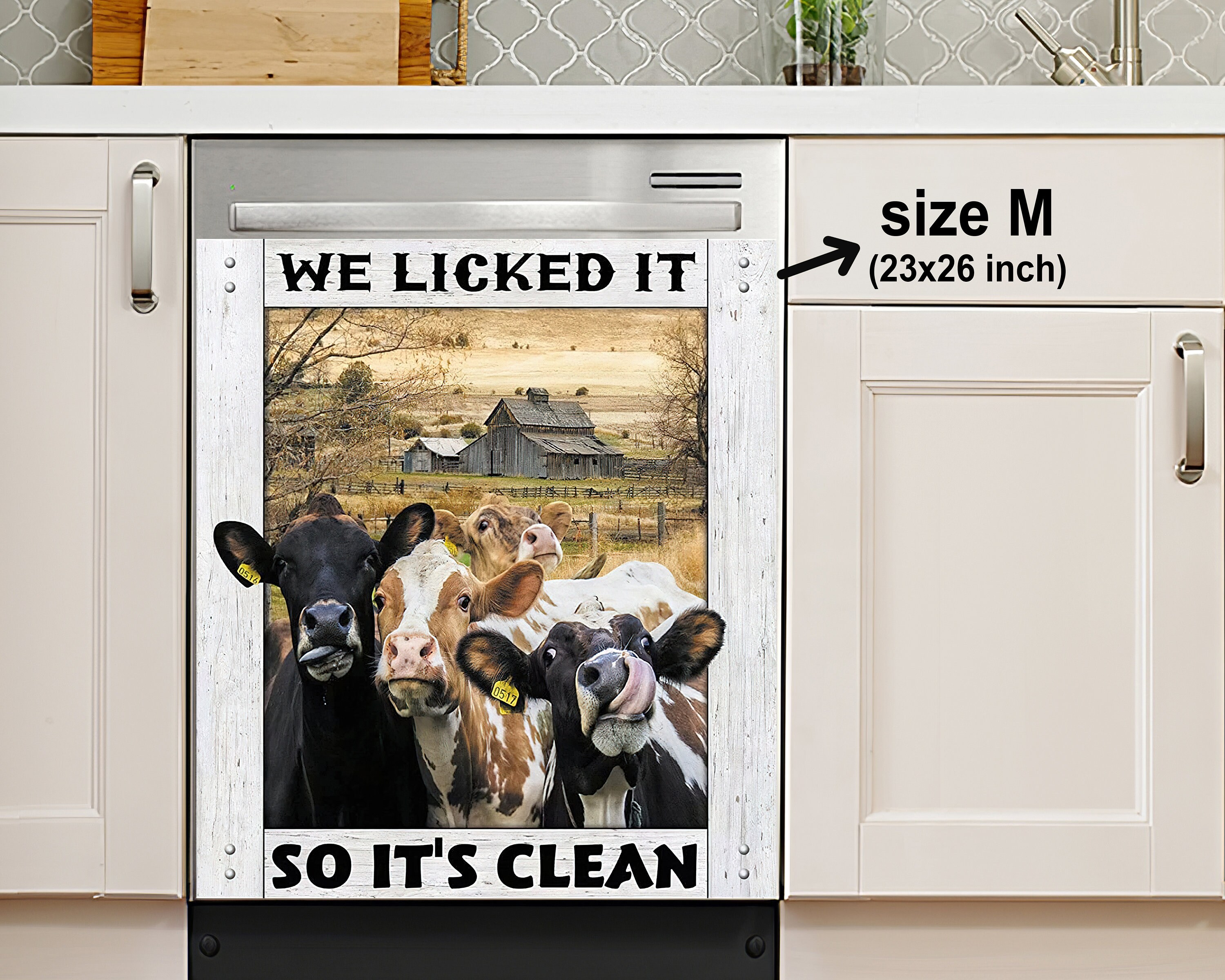 Cow Dishwasher Magnet at Marianne Pryor blog