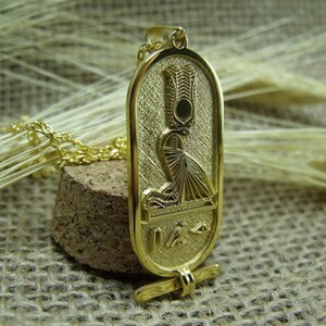 Renenutet Cartouche Necklace Egyptian Snake Goddess. Egyptian - Etsy