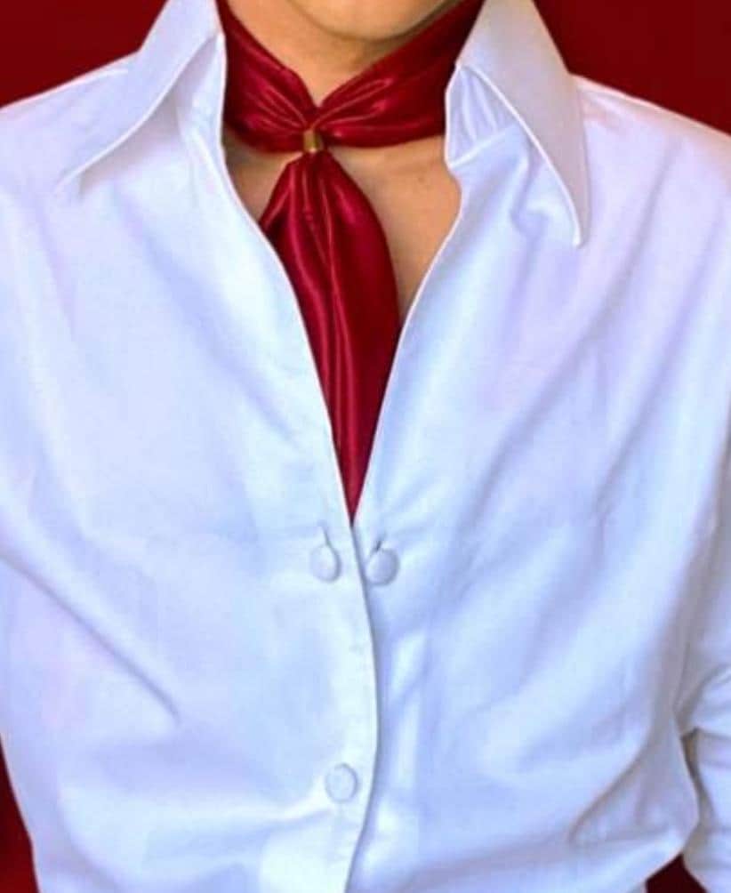 1968 Comeback Ascot Neckerchief Scarf W/ Ring Slide | Elvis Tribute ...