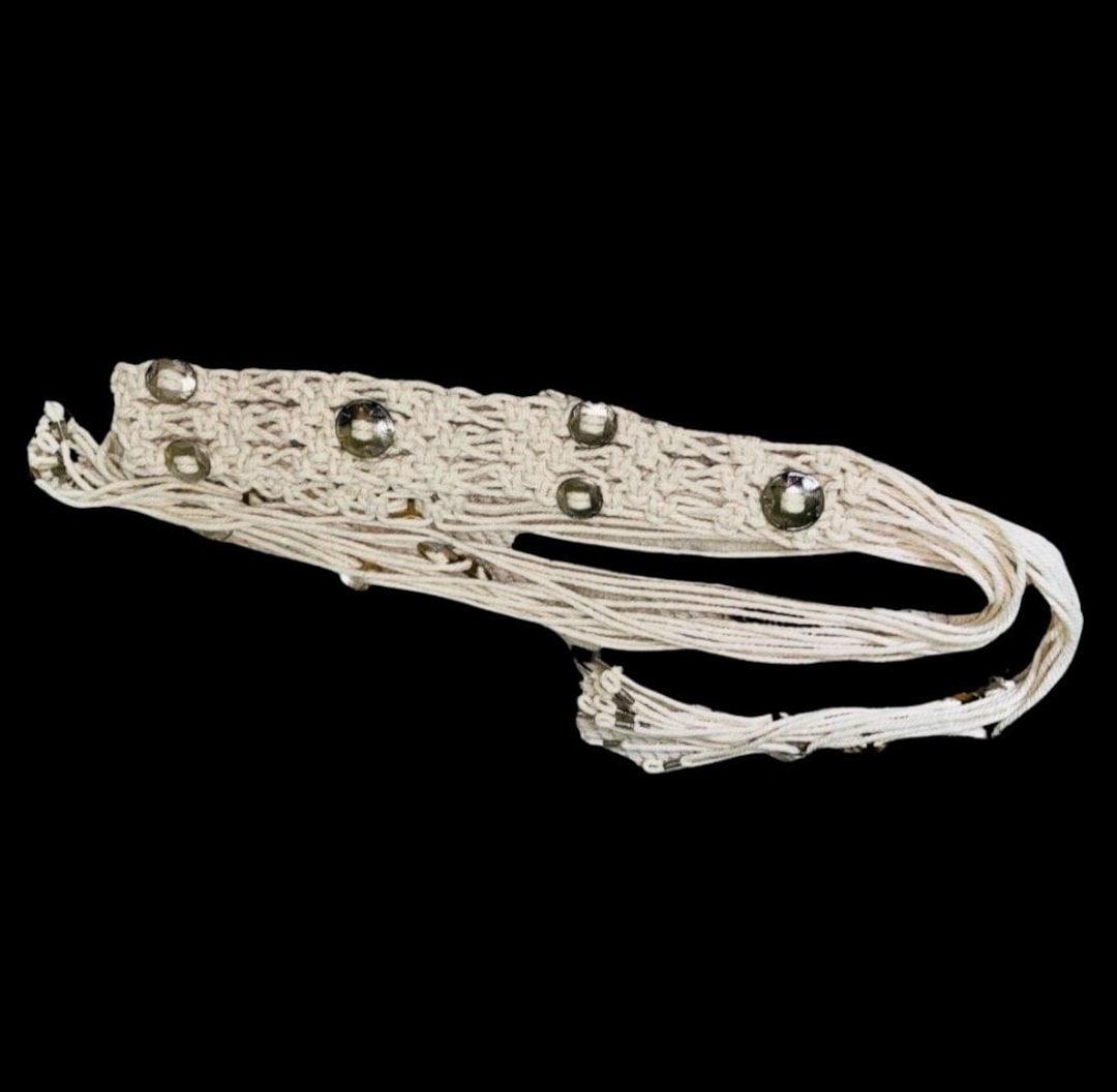 The Concho Macrame Belt | Elvis Tribute Artist - Etsy