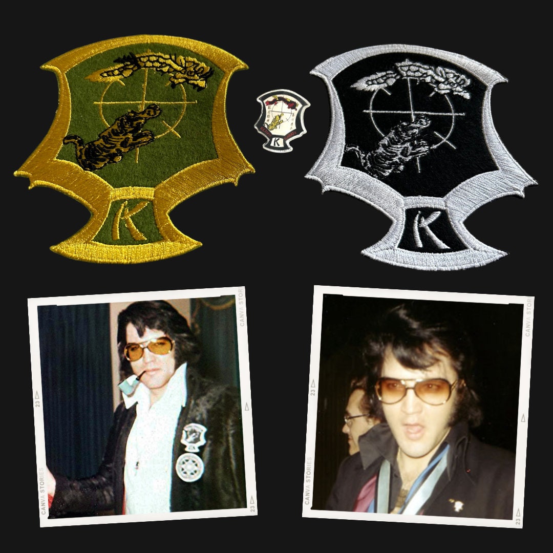 Elvis Presley Kenpo Pack Patches and Pin From 1970-1971 - Etsy