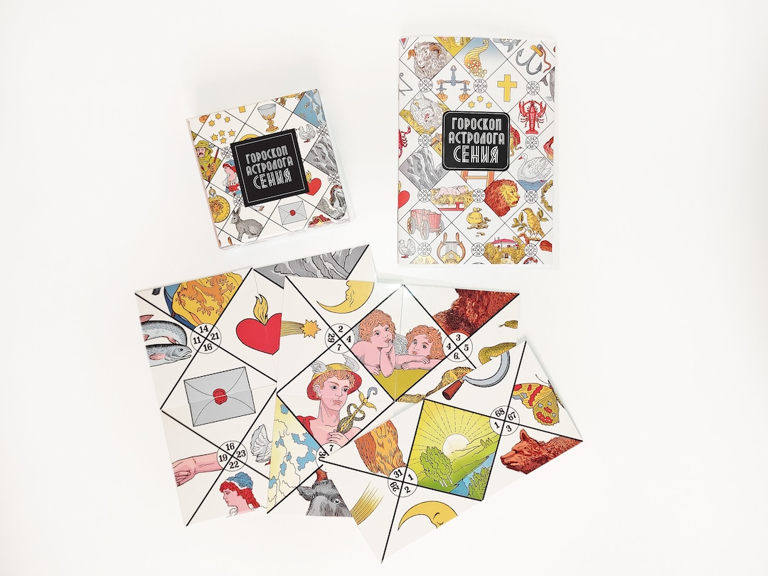 Russian Oracle of Seni Radar Cards With Book in Russian, Seni Cards ...