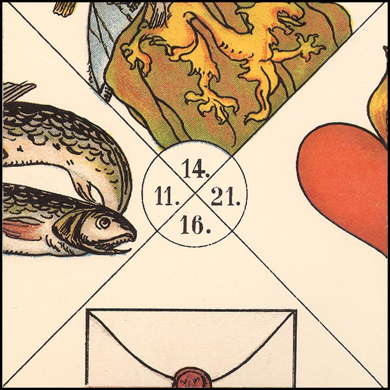 Russian Oracle of Seni Radar Cards With Book in Russian, Seni Cards ...