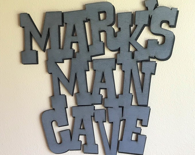 Man Cave Sign, Custom Man Cave Sign, Father's Day Gift, Gift for Dad ...