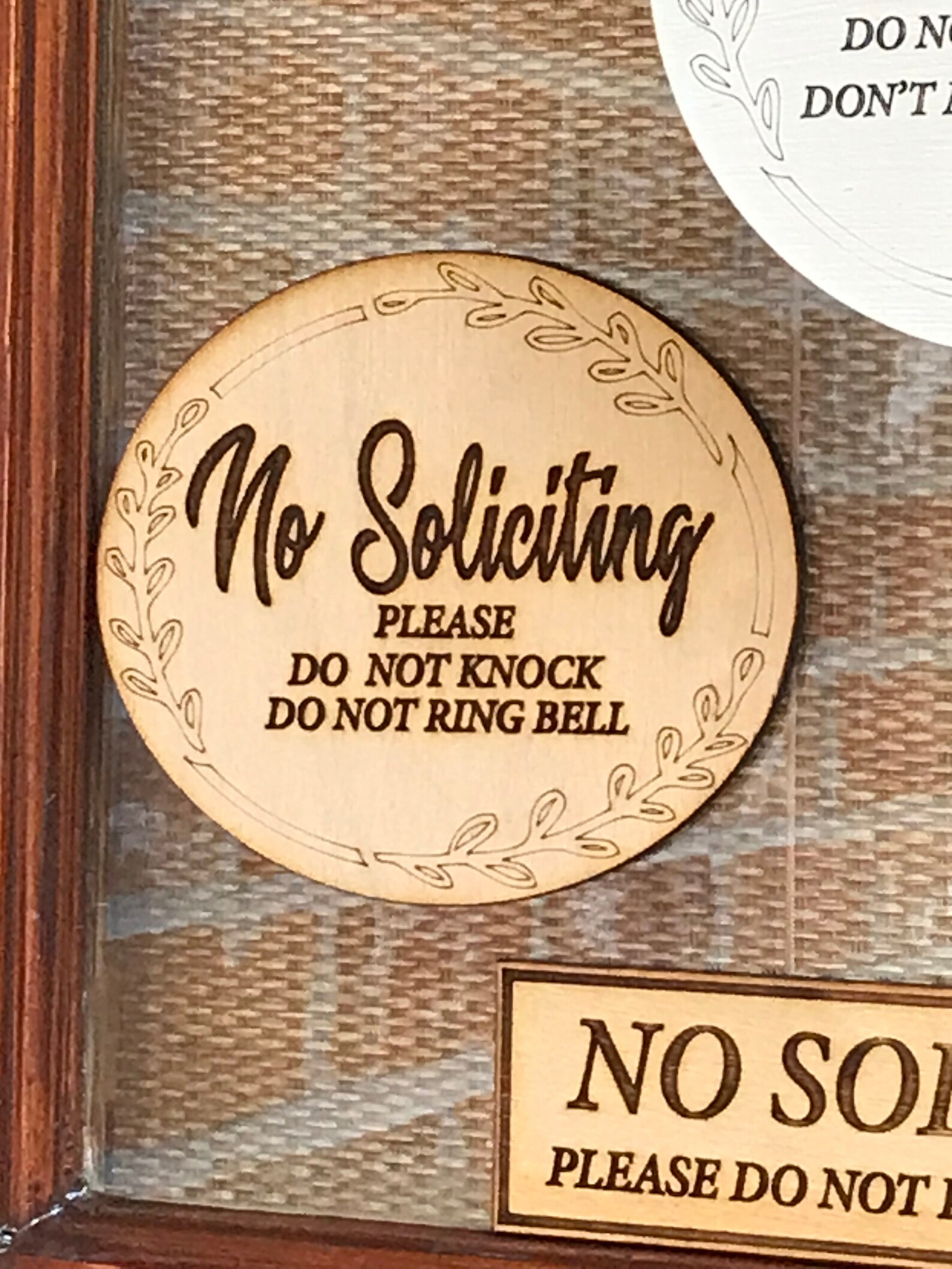No Soliciting Sign No Soliciting Door Sign No Soliciting - Etsy