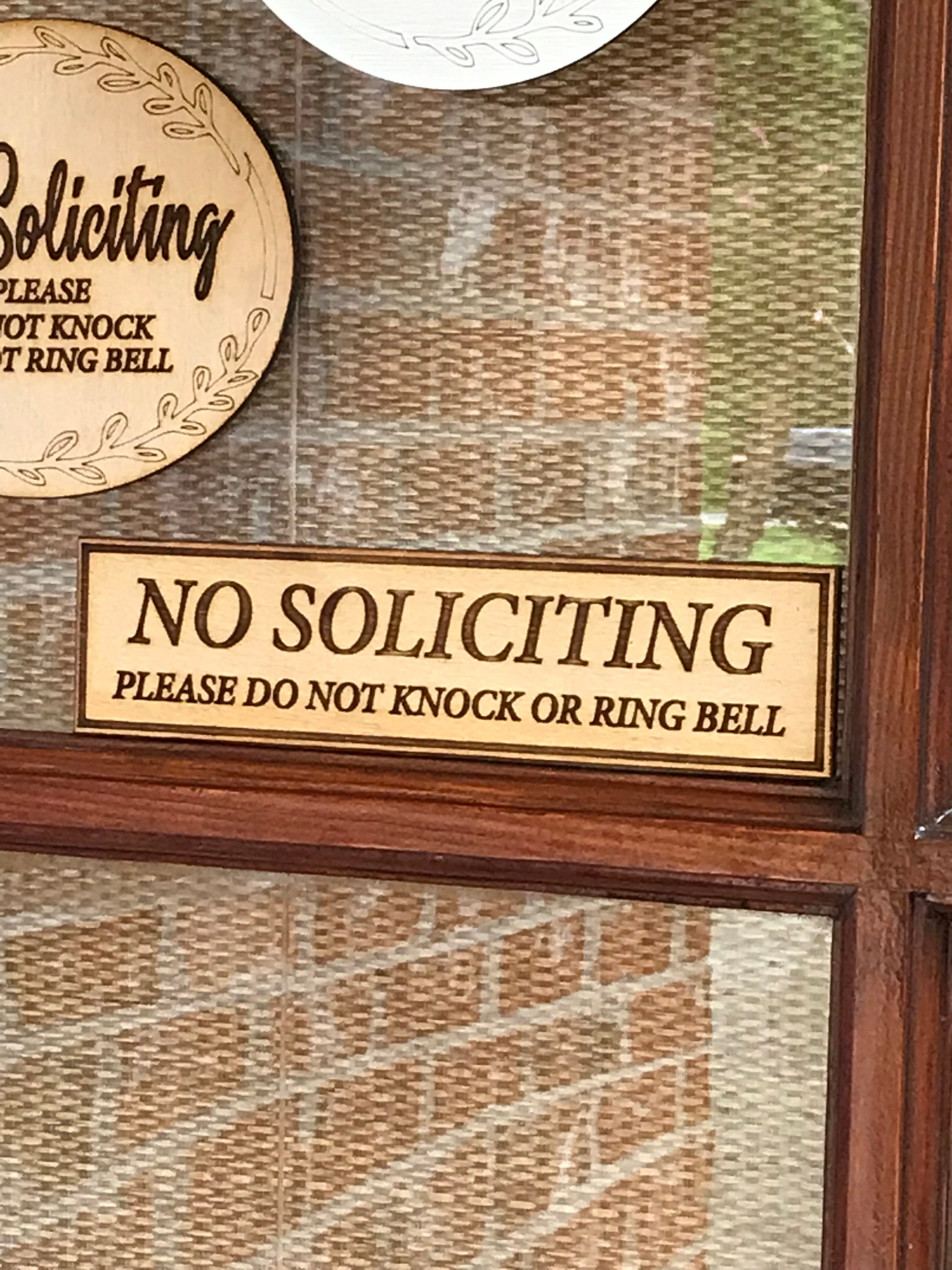 No Soliciting Sign No Soliciting Door Sign No Soliciting - Etsy