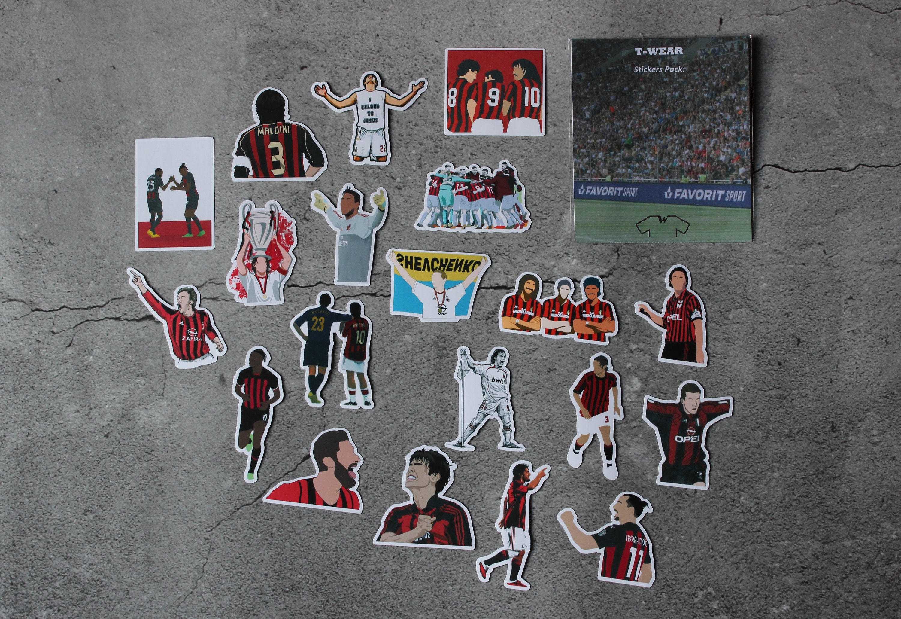 201 Stickers Pack Football Club Edition - Etsy