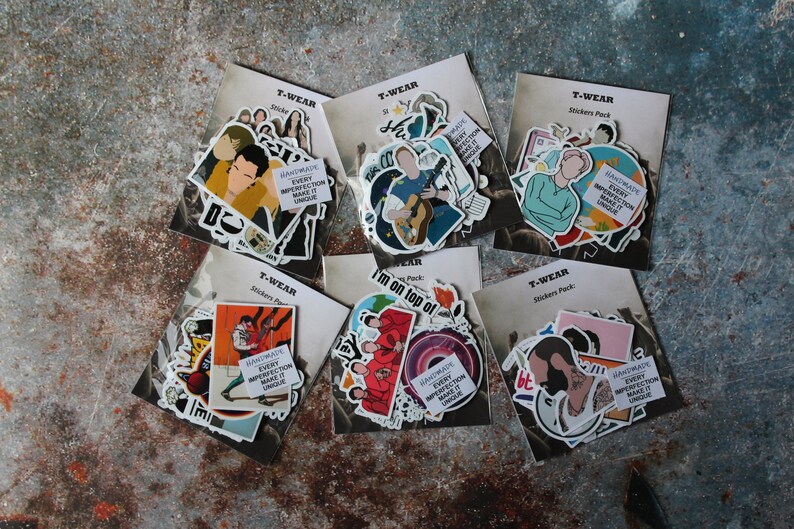 201 Stickers Pack Music Edition: Bands - Etsy