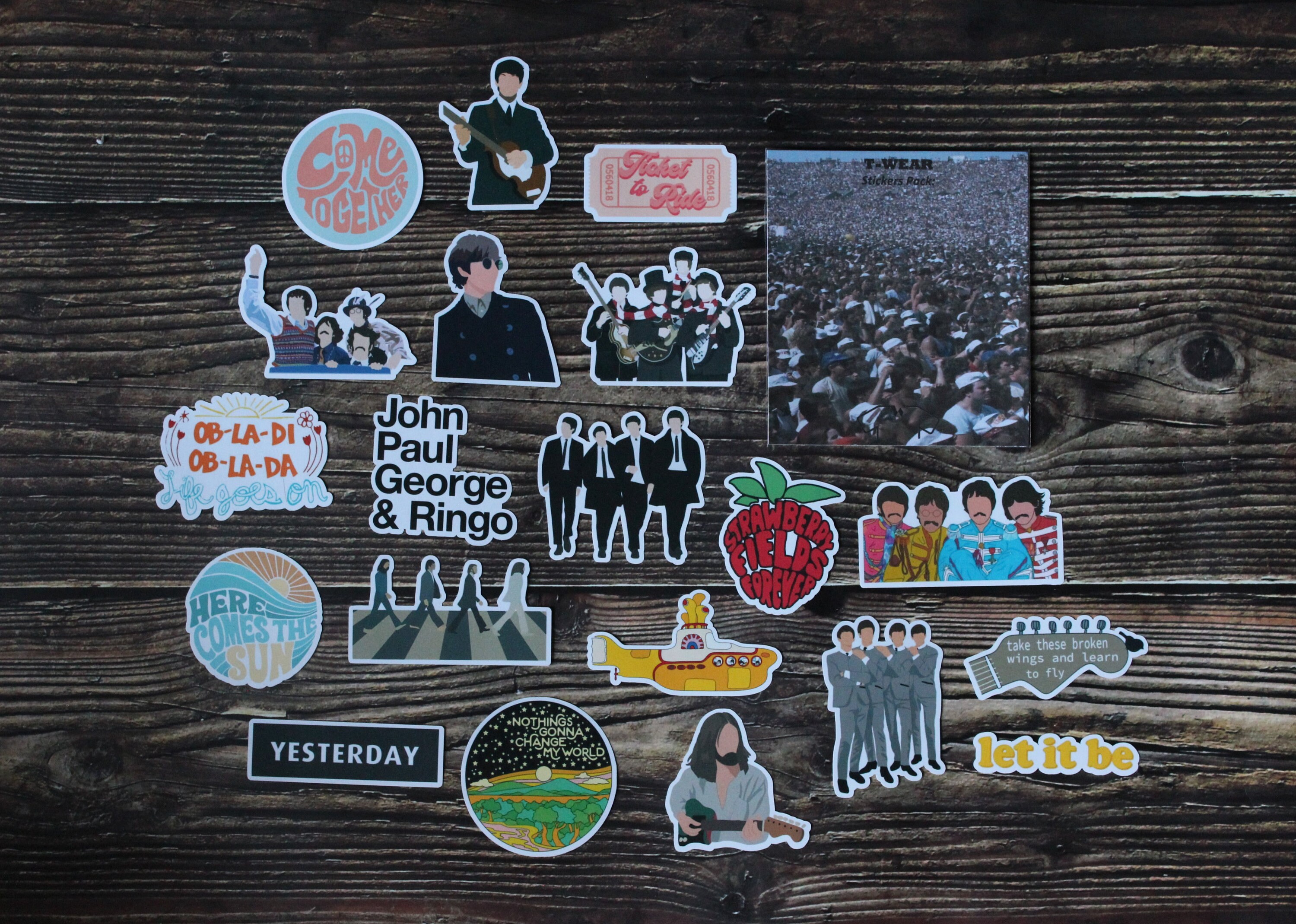 201 Stickers Pack Music Edition: Vintage - Etsy