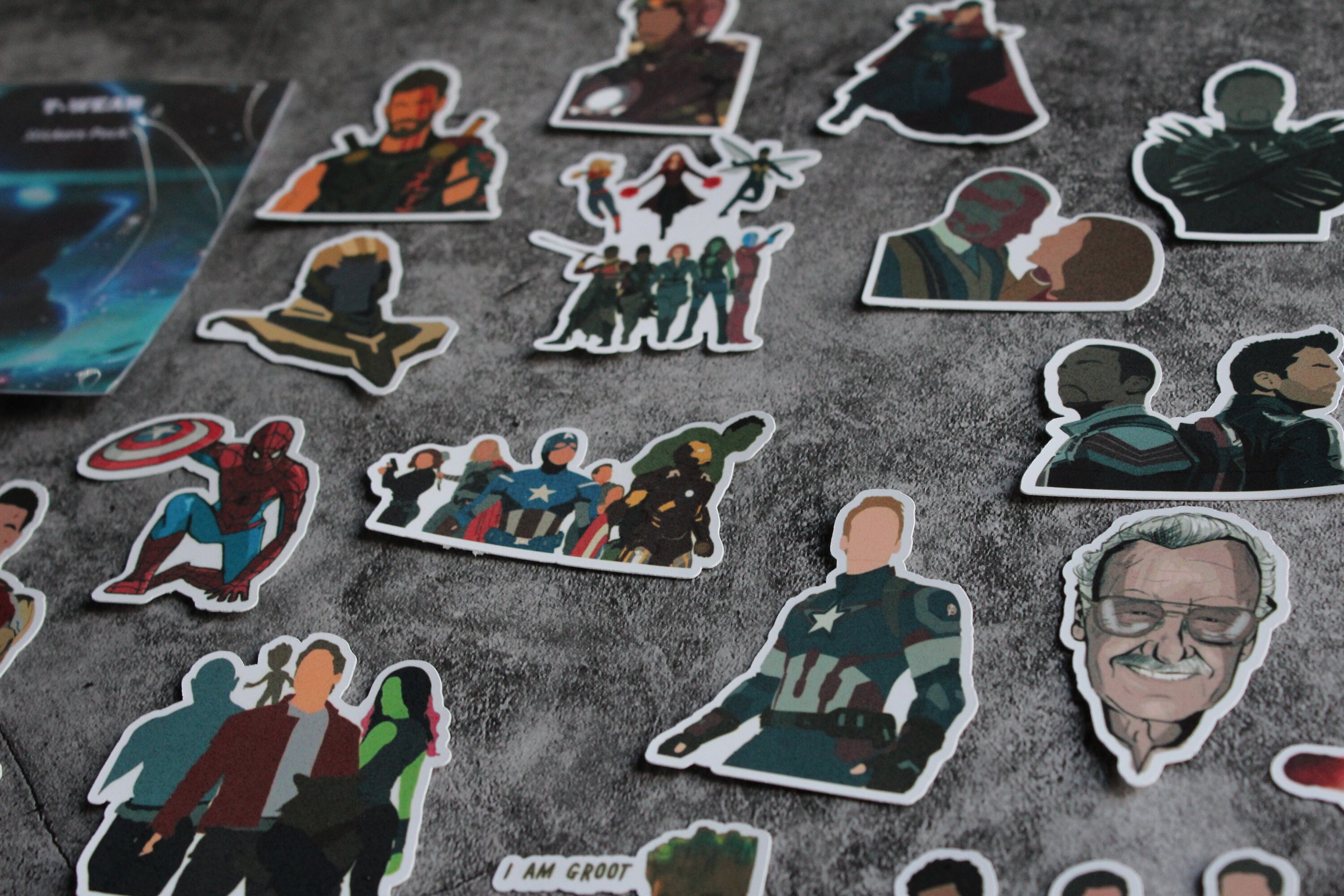 201 Stickers Pack Marvel Edition - Etsy