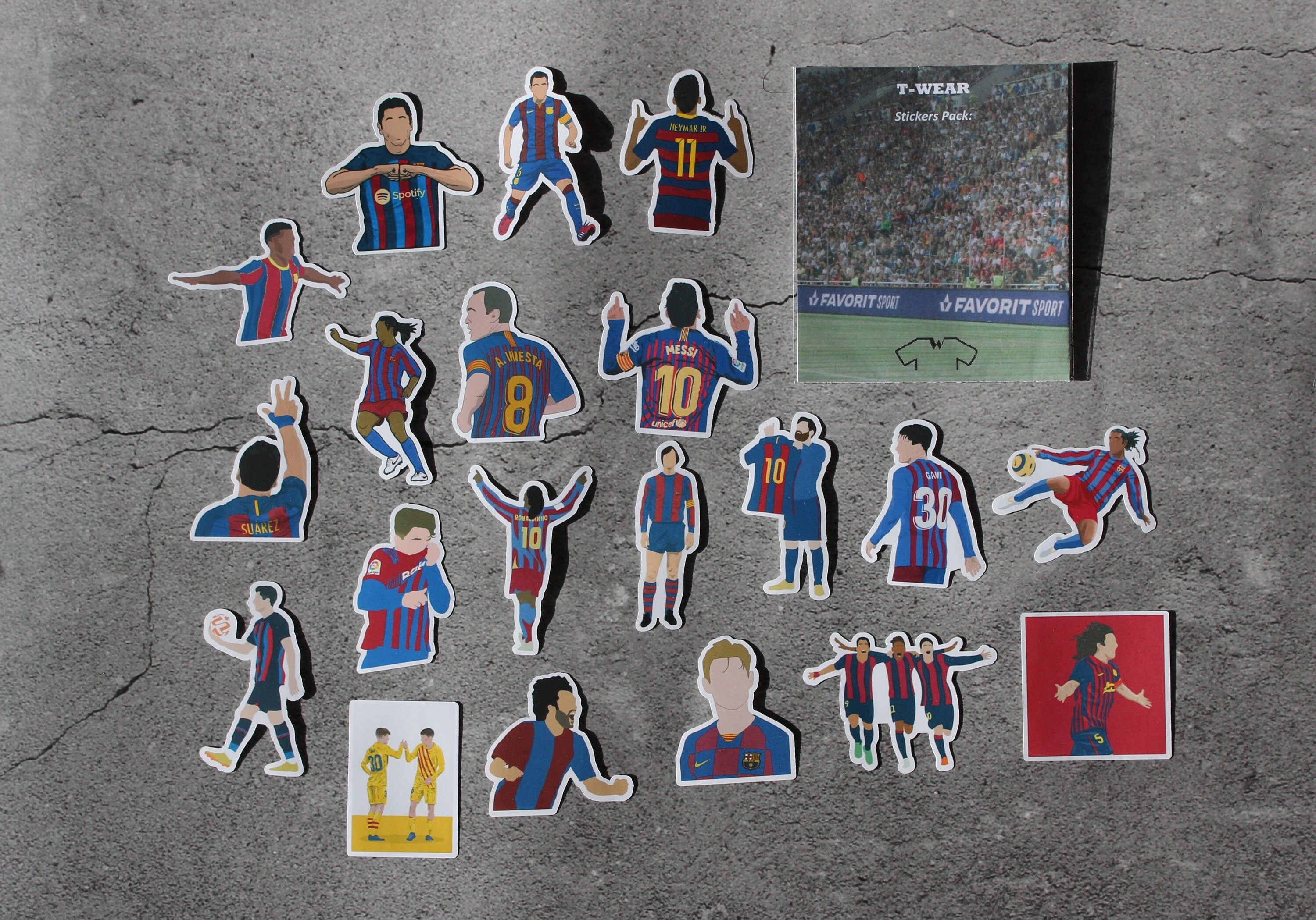 201 Stickers Pack Football Club Edition - Etsy