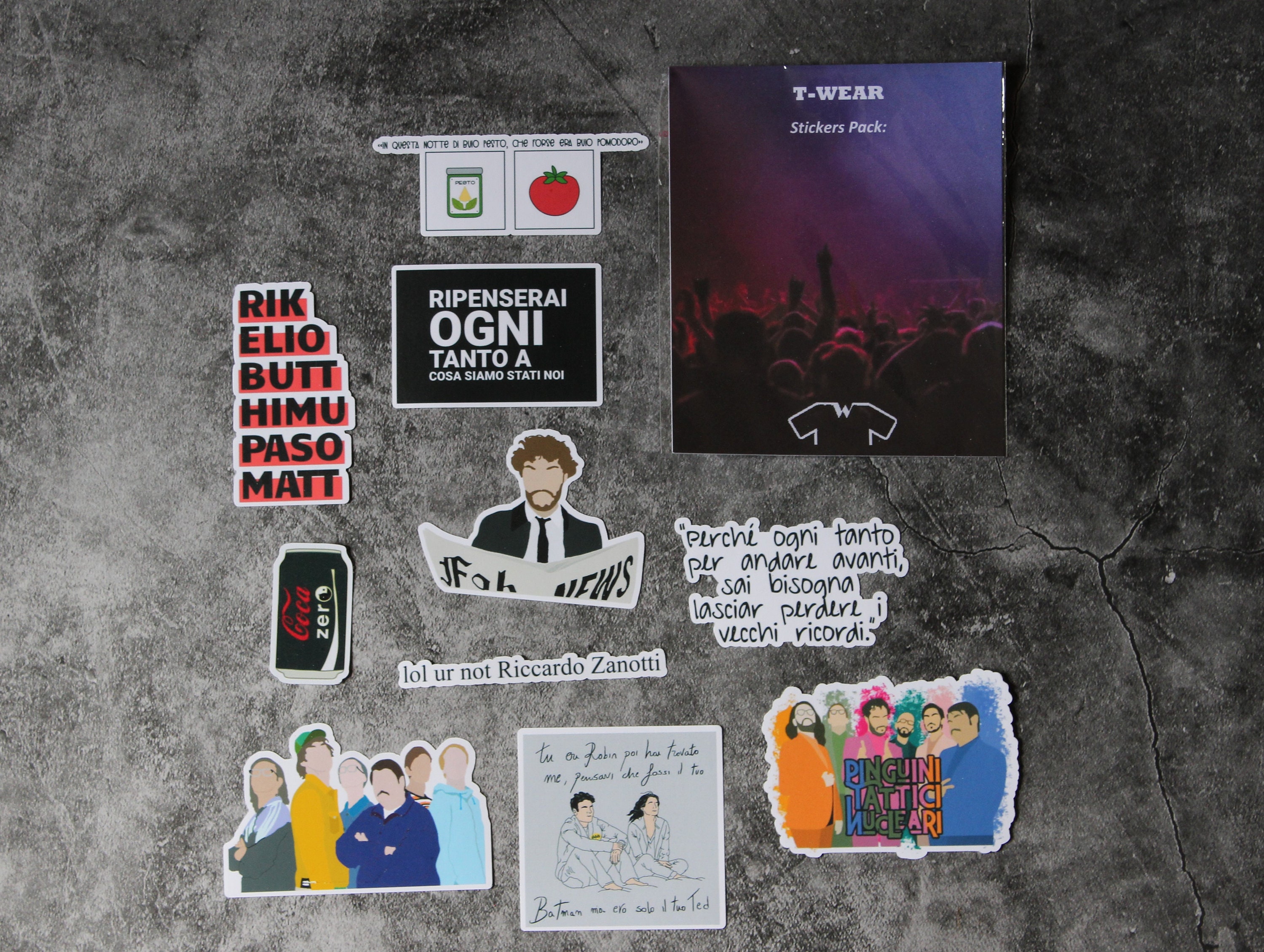 101 Stickers Pack Music Edition: Indie Italia - Etsy