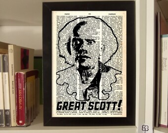 Back to the Future Card Doc Brown Quote Great Scott - Etsy