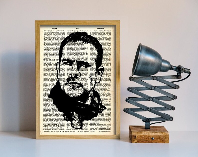 Negan Smith in the Walking Dead Art Print. Jeffrey Dean Morgan Fan Gift ...