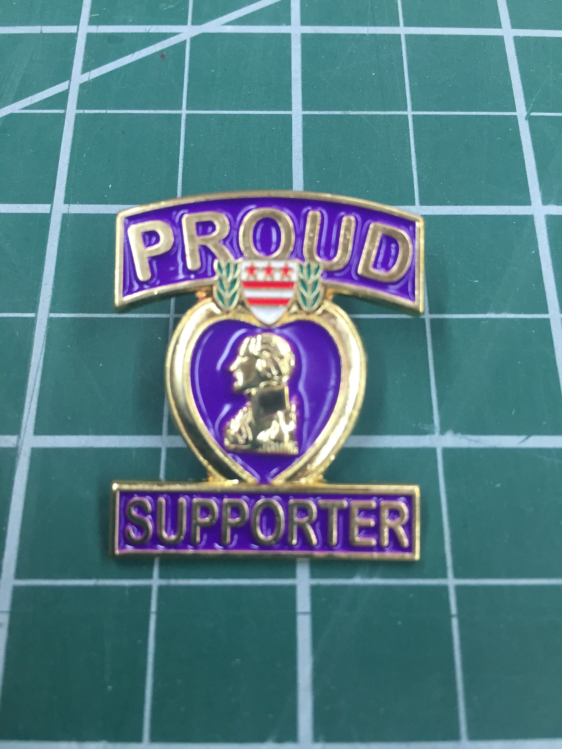 Purple Heart Supporter Lapel Pin Packs Etsy