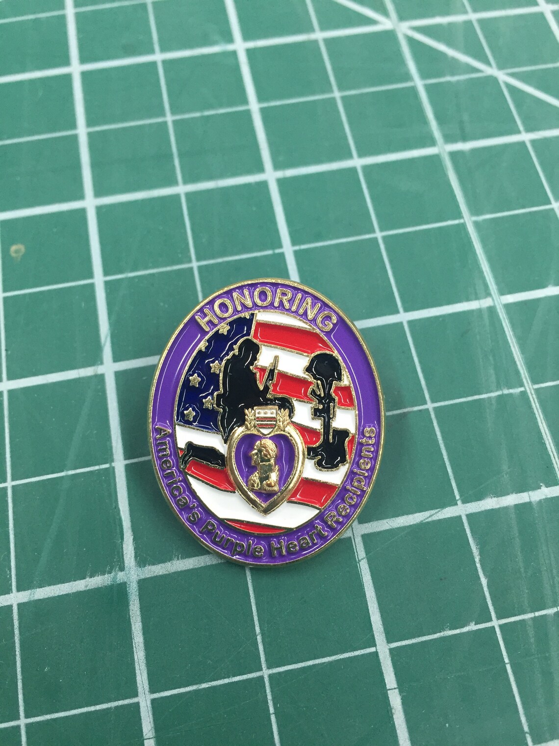 Purple Heart Supporter Lapel Pin Packs - Etsy