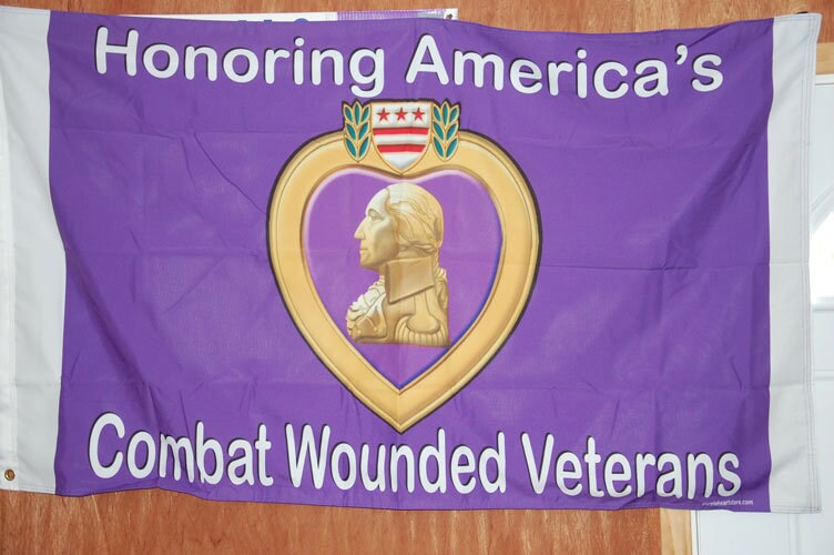Purple Heart 3'x5' Flag - Etsy