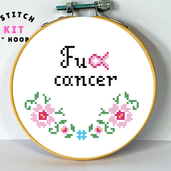 Breast Cancer Cross Stitch Pattern - Etsy