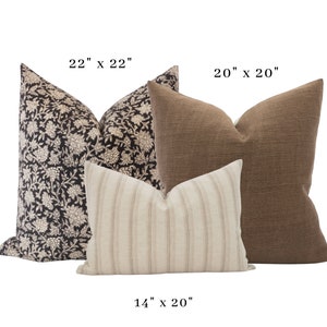 Pillow Cover Combo Warm Neutral Pillow Cover Combo Pillow Set - Etsy