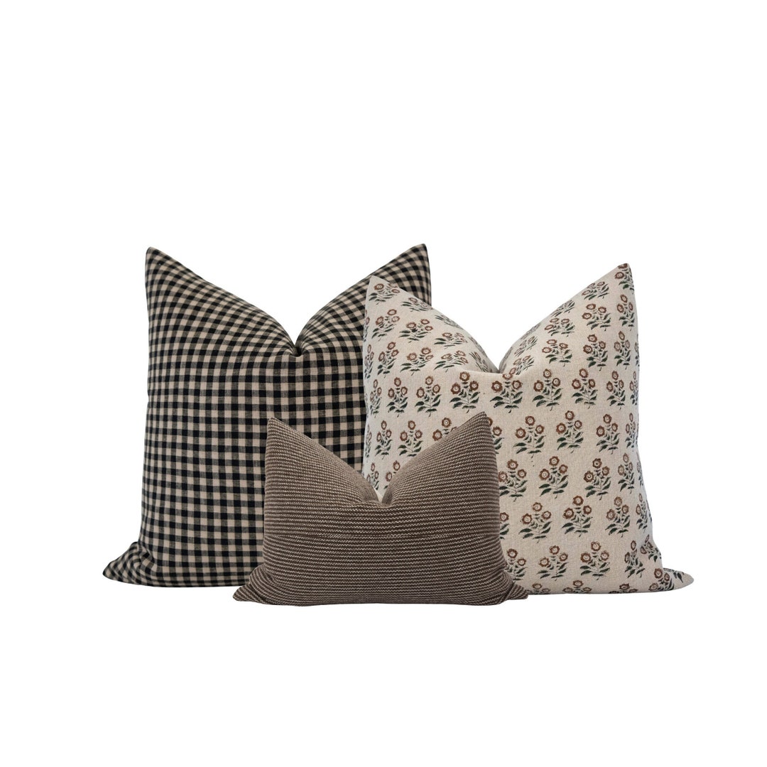 Pillow Cover Combo Brown Pillow Cover Combo Moody Pillow Cover Set ...