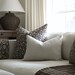 VENUS || Plum Floral Linen Pillow Cover Eggplant Pillow Cover Fall ...
