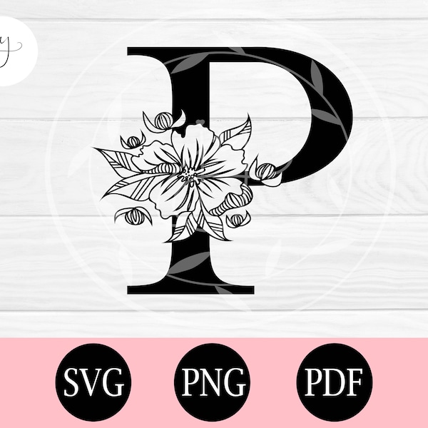 Letter P Svg - Etsy
