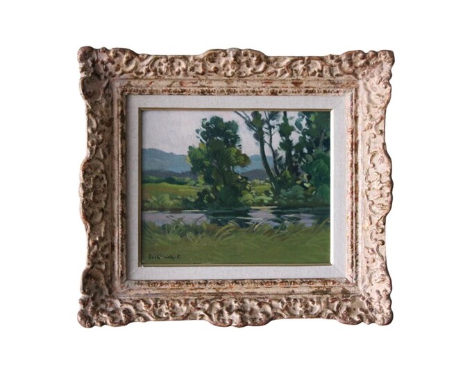 Landscape Oil Painting by French Artist, Paul André Jean Eschbach ...